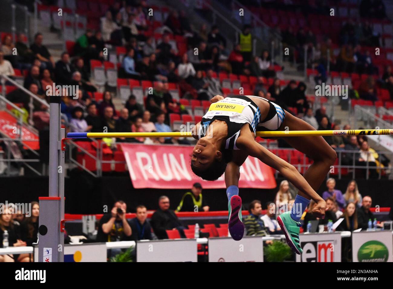 Trinec, Czech Republic. 07th Feb, 2023. Erika Furlani of Italy competes ...