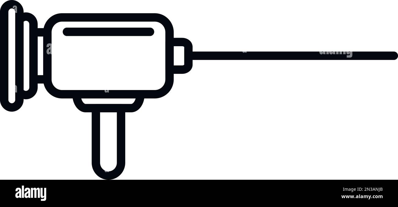 Gastroenterology icon outline vector. Medical camera. Health cable ...