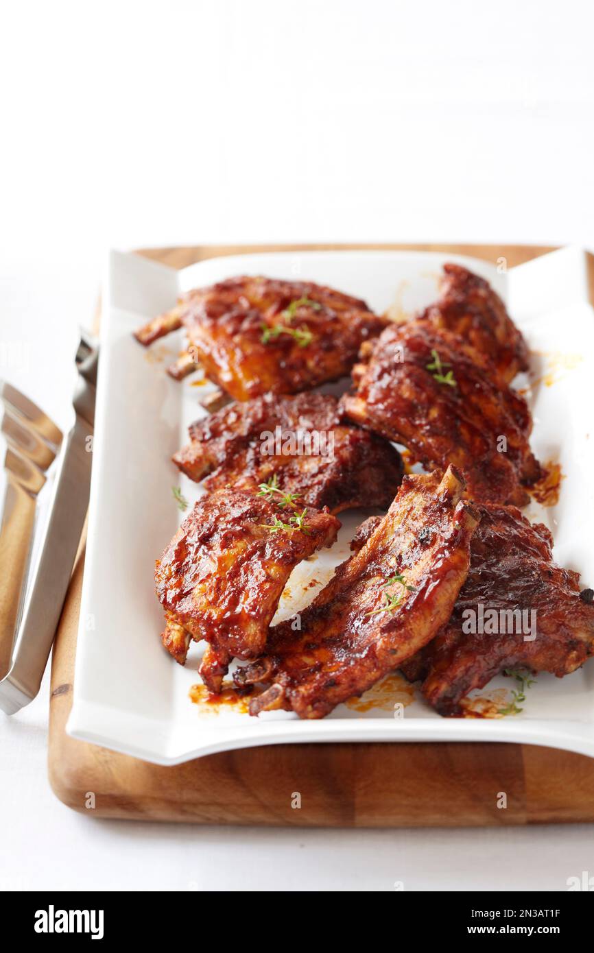 Bbq rib platter hi-res stock photography and images - Alamy
