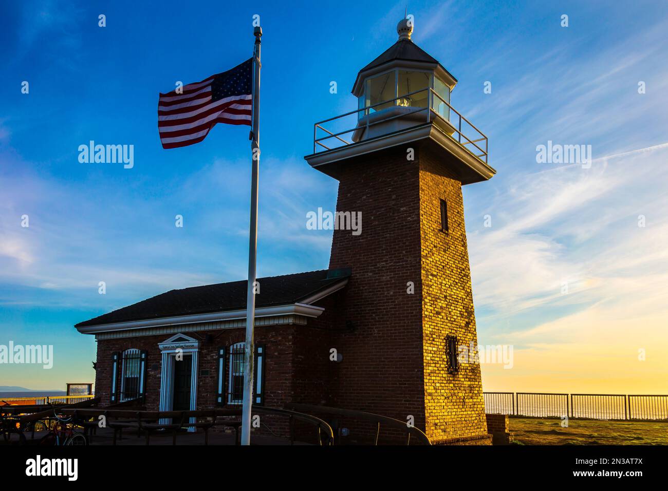 Mark Abbott Memorial Lighthouse Stock Photo - Alamy