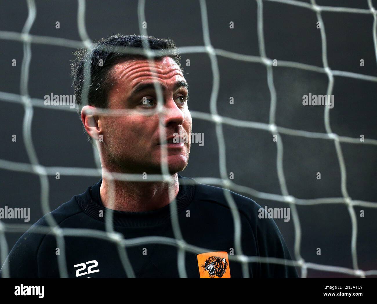 Hull City's goalkeeper Steve Harper ahead of their English Premier ...