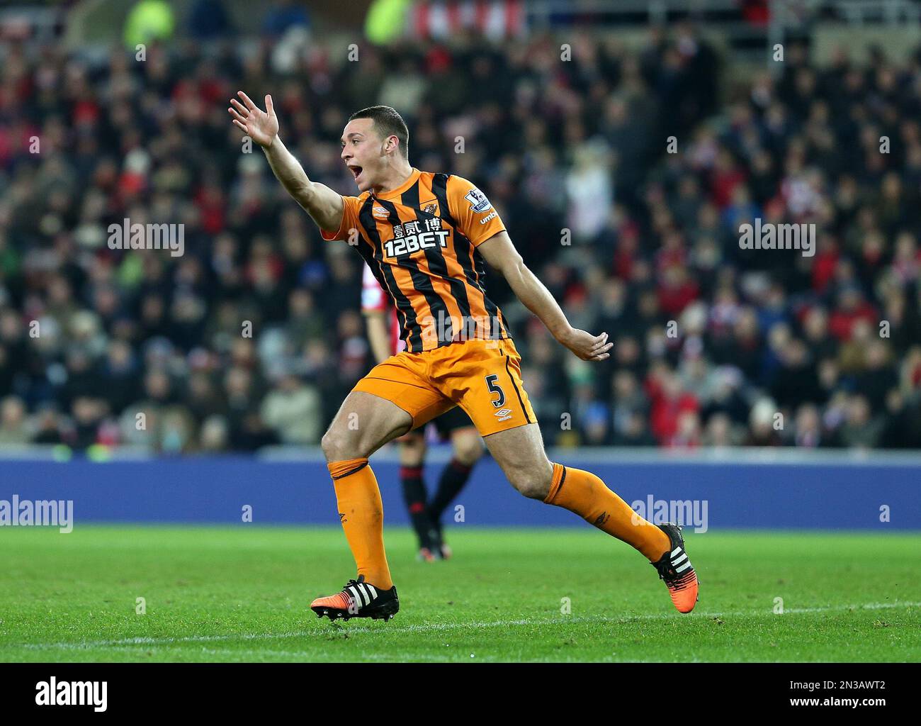 Hull City's James Chester celebrates his goal during their English ...
