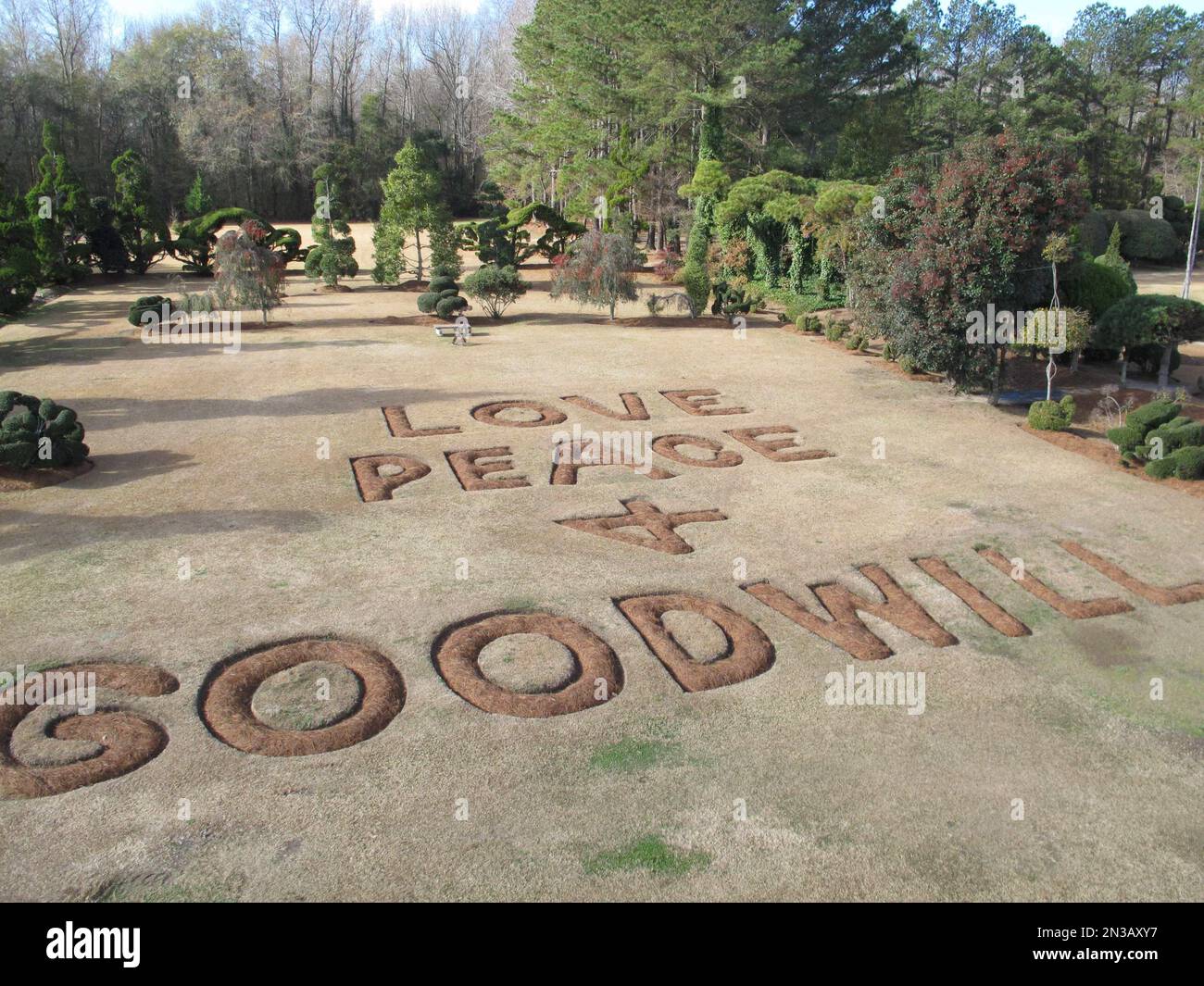This Dec. 11, 2014 photo shows Pearl Fryar's final message for people ...