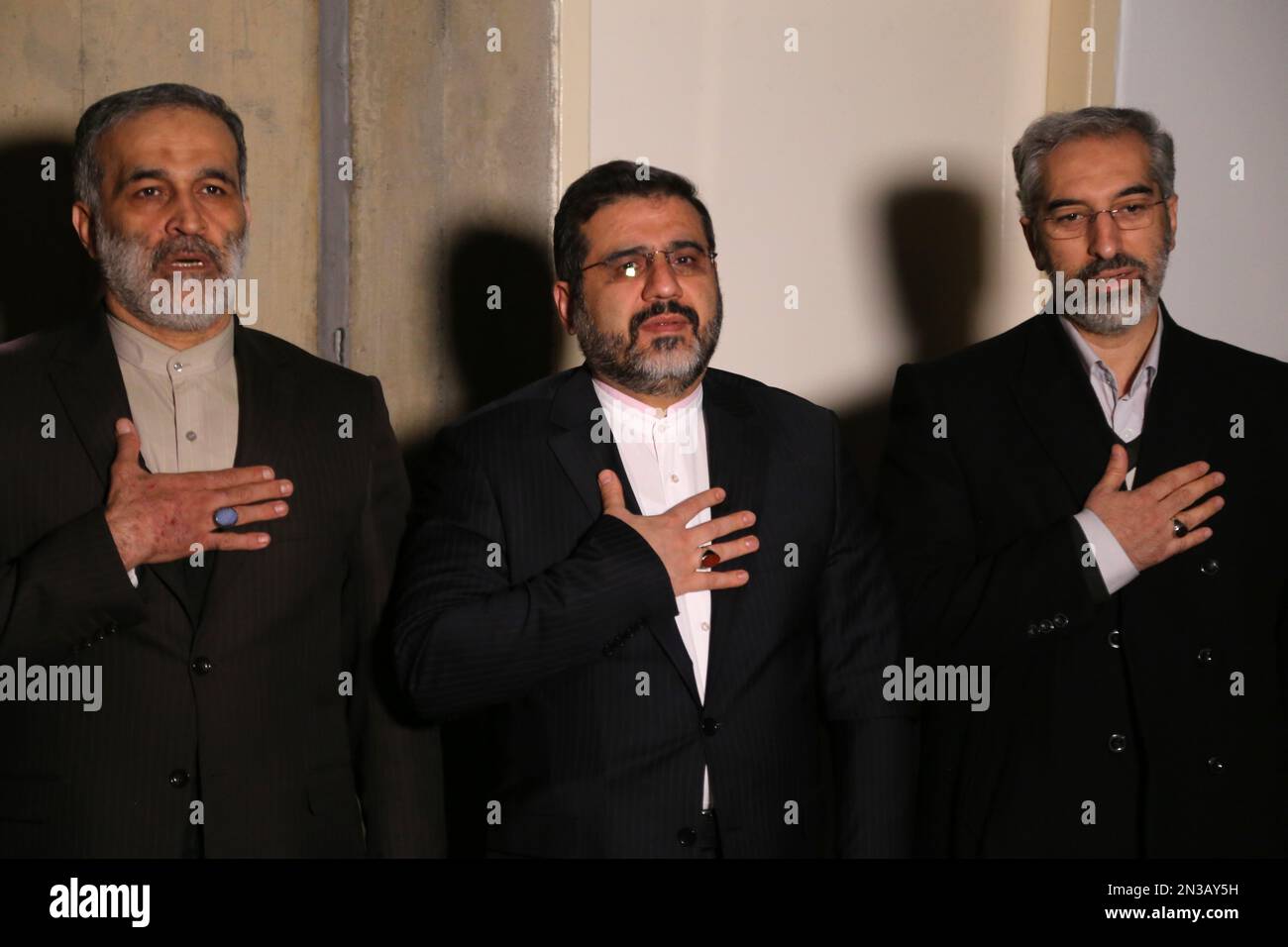 Tehran, Tehran, Iran. 7th Feb, 2023. Iranian Minister of Culture and ...