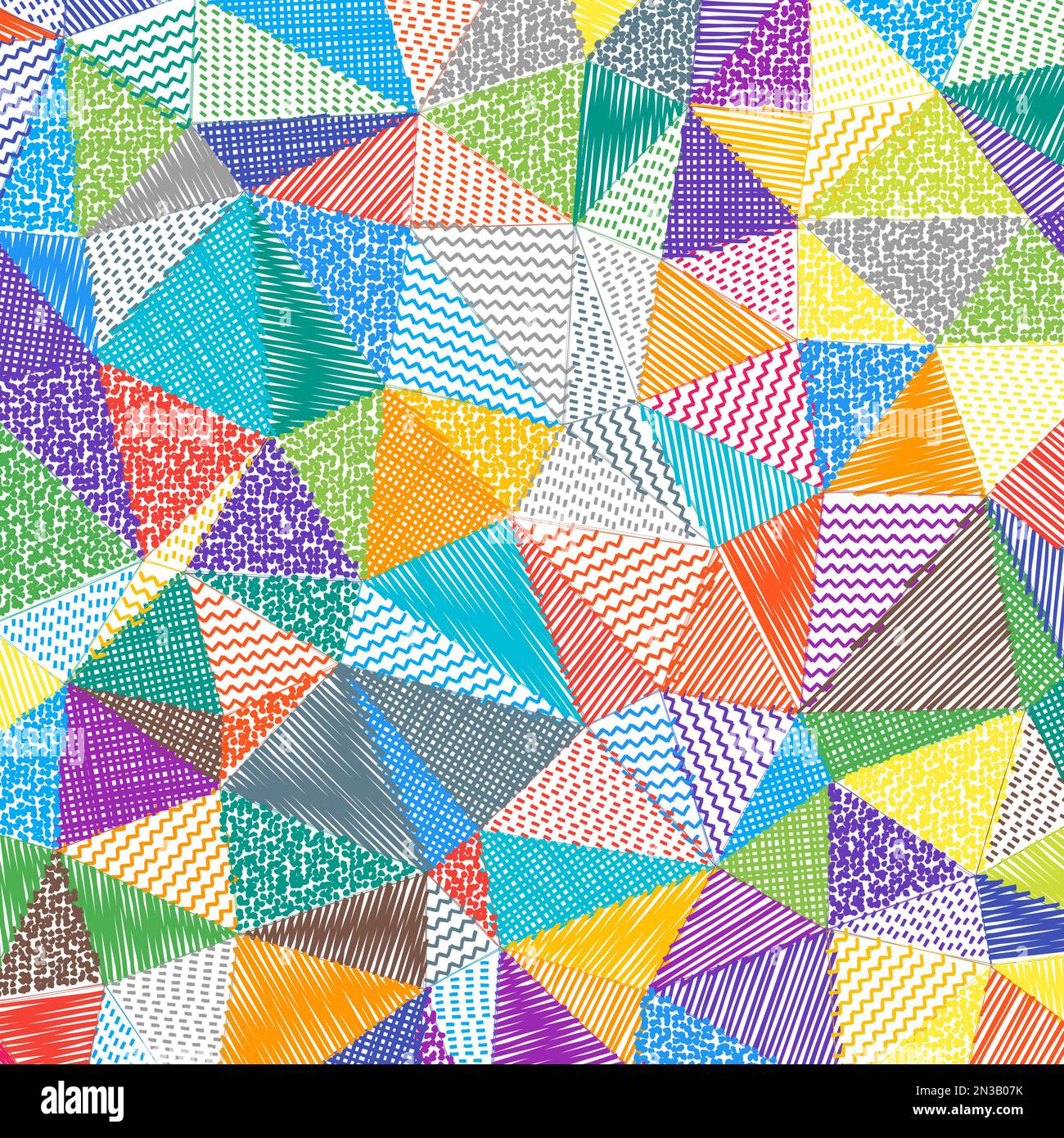 Low poly sketch background. Astonishing square pattern. Modern abstract ...