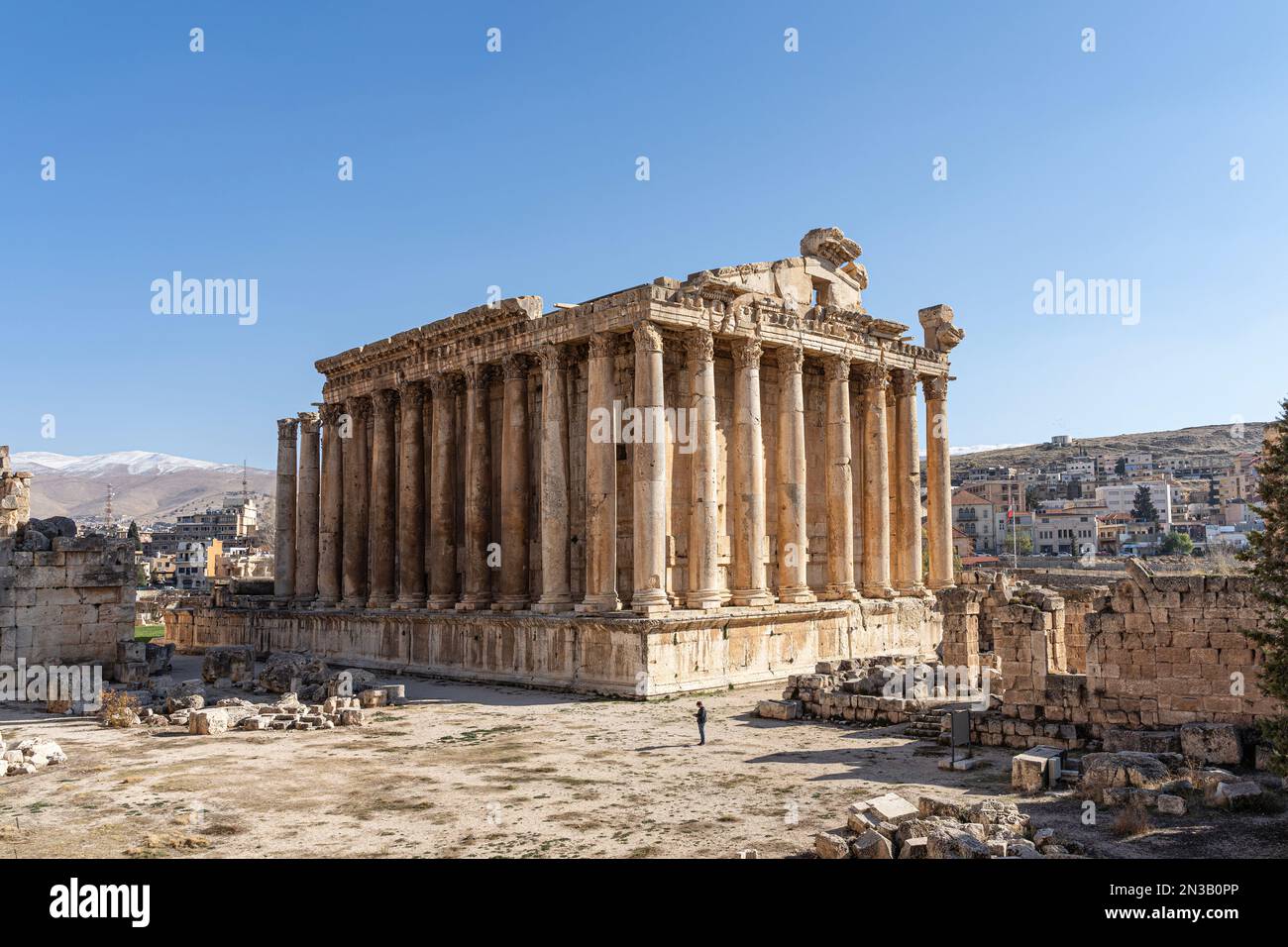 Temple of Bacchus, Baalbek, Lebanon Stock Photo - Alamy