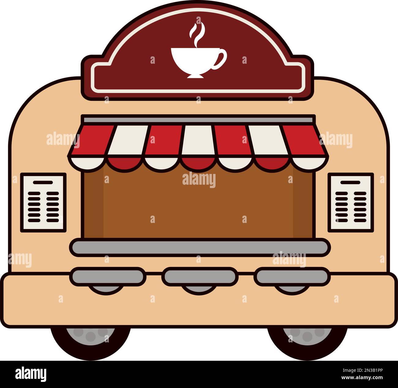 Foodtruck menu Stock Vector Images - Alamy