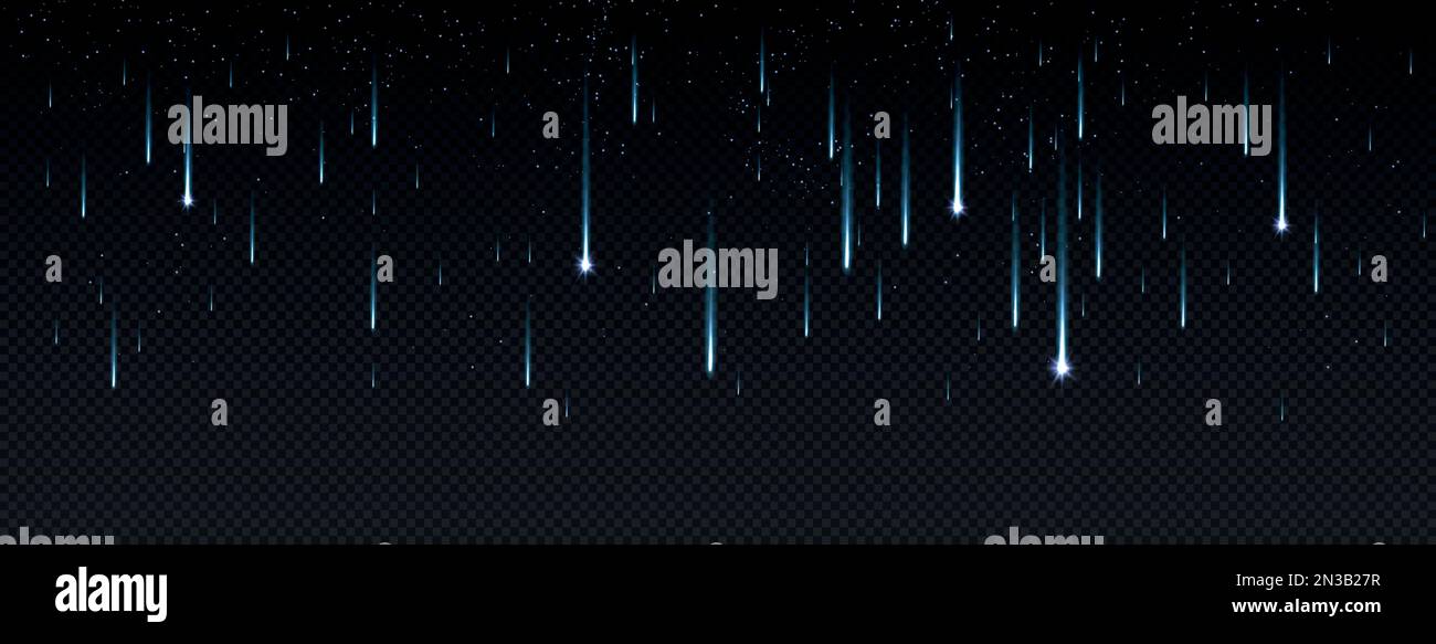 Falling stars blue Stock Vector Image & Art - Alamy