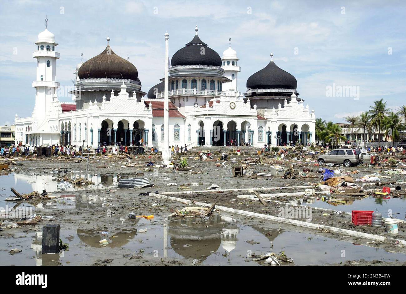 FILE - In this Dec. 27, 2004 file photo, debris left by southern Asia's ...