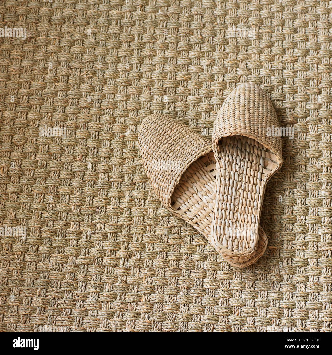 Still Life of Spa Slippers Stock Photo - Alamy