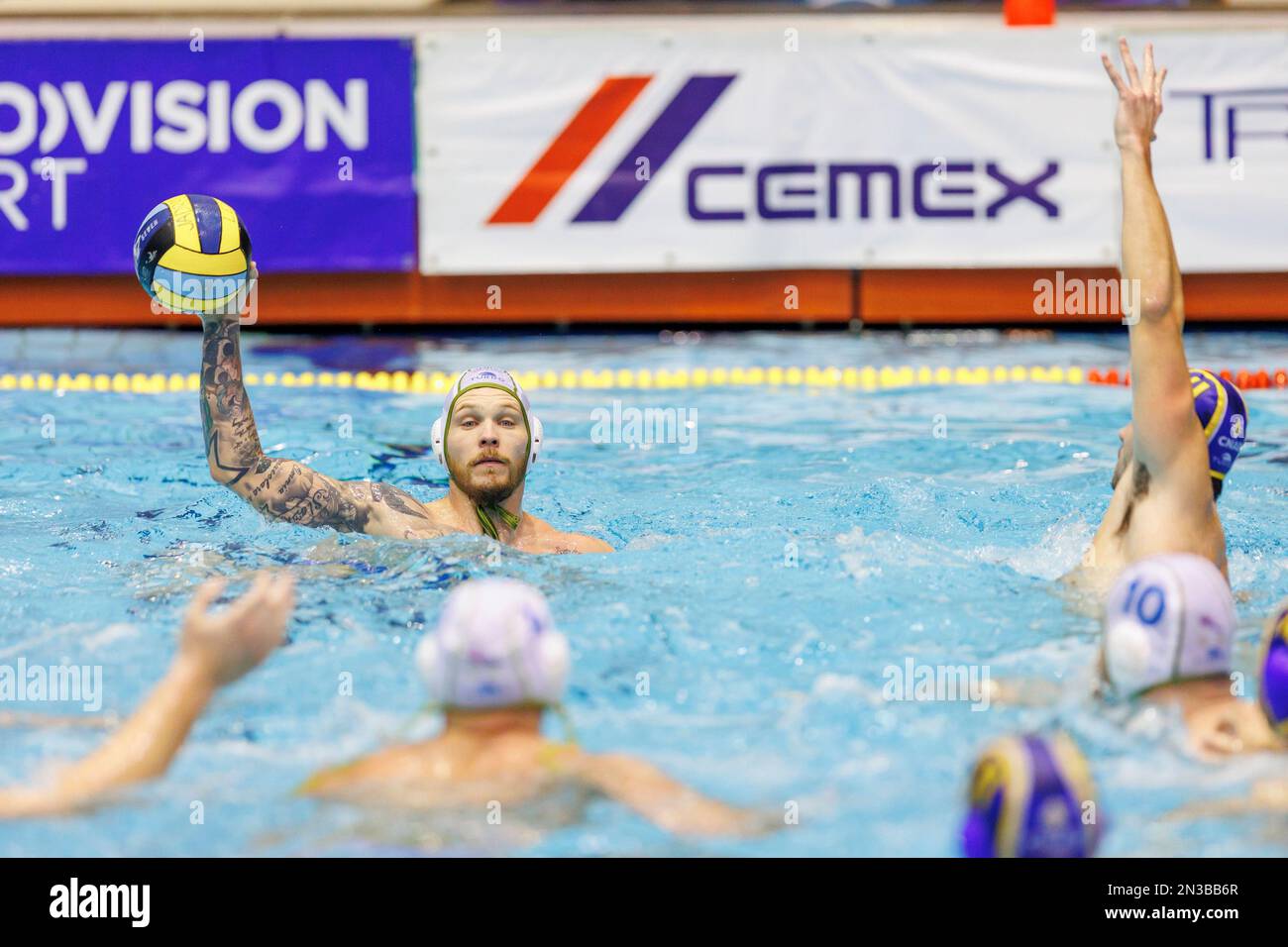 Barceloneta, February 7, 2023, Jerko Marinic Kragic of Jadran Split ...