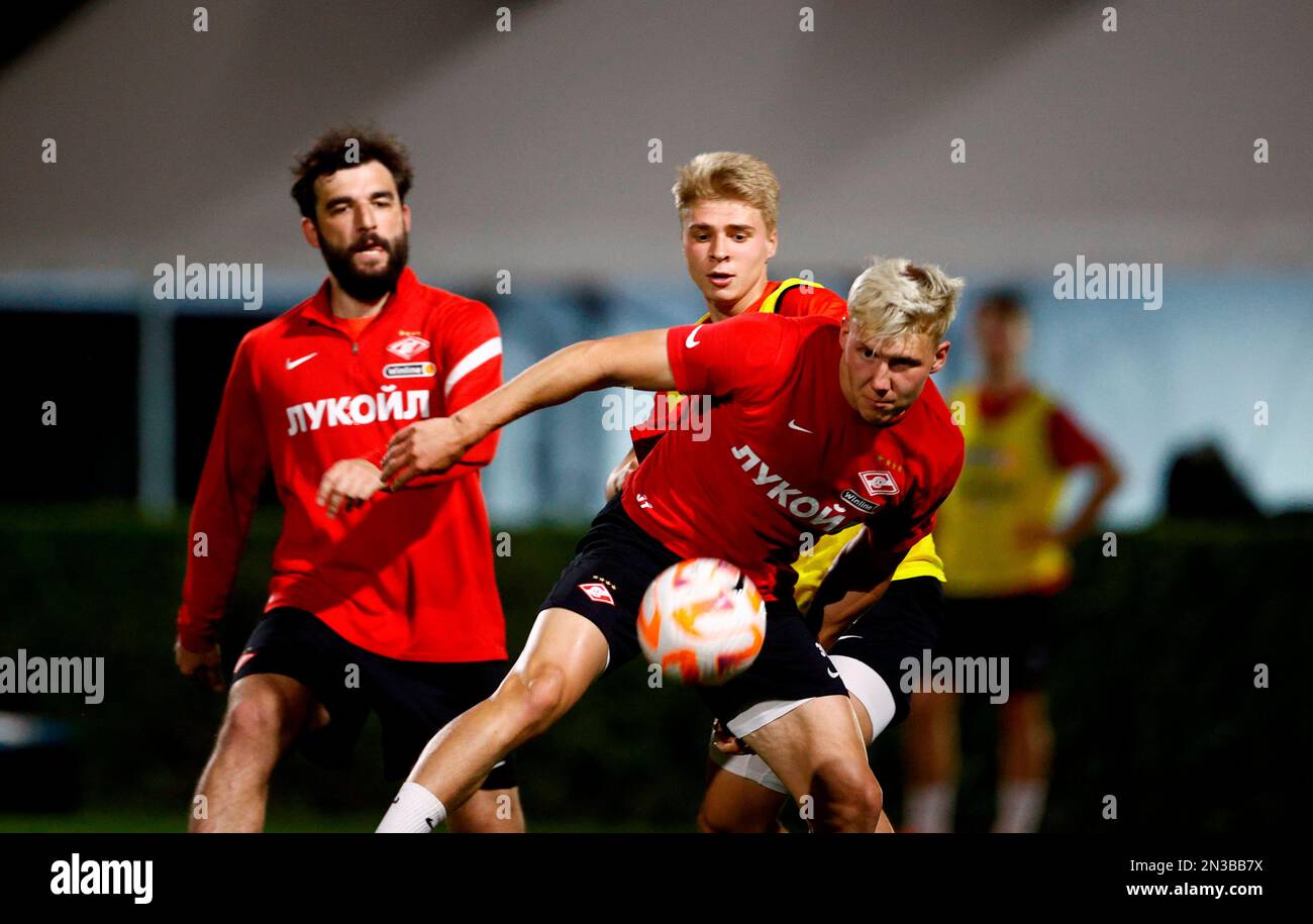 ABU DHABI, UNITED ARAB EMIRATES, FEBRUARY 7, 2023. FC Spartak Training ...