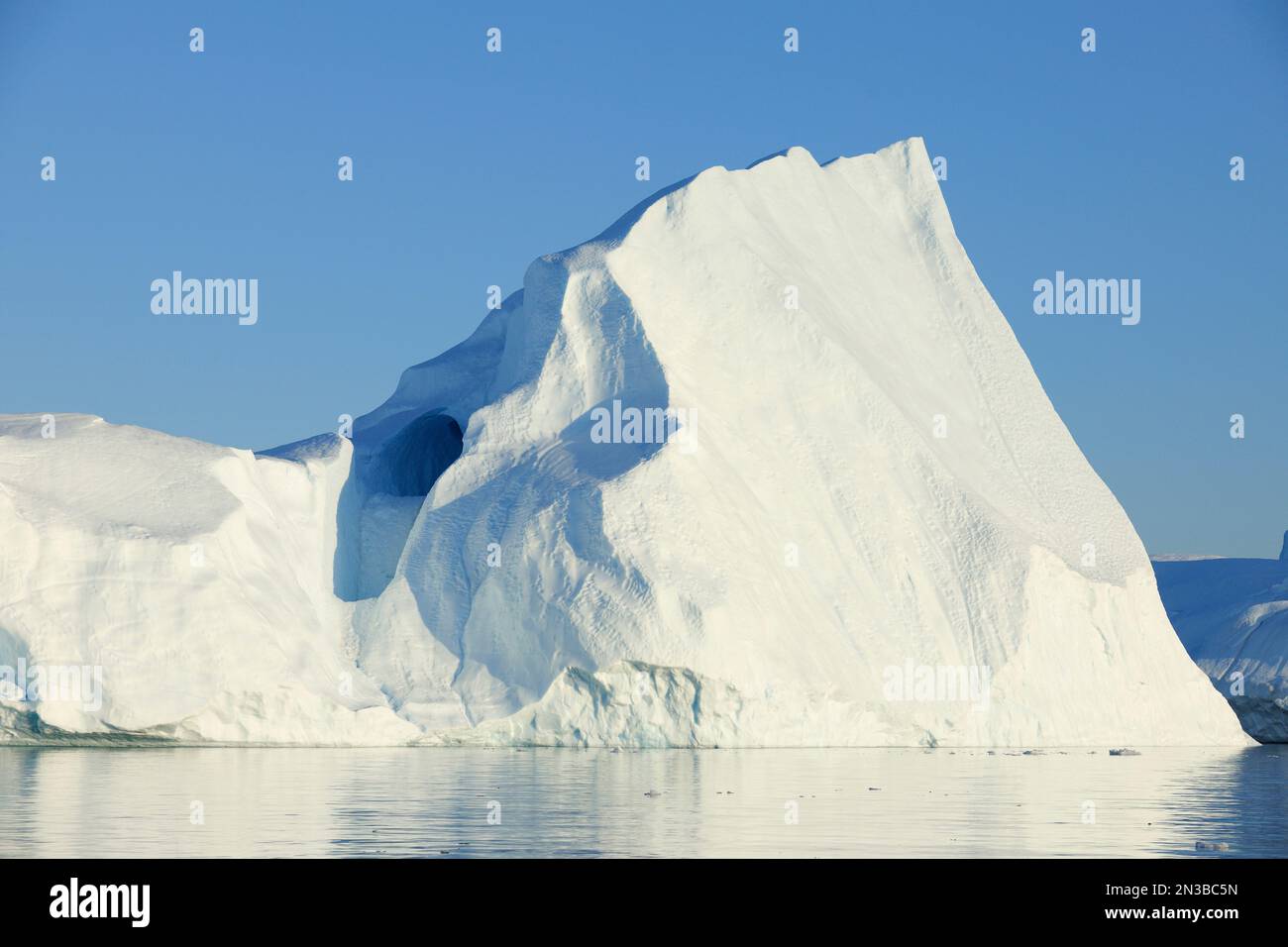 Icebergs at Ilulissat icefjord, Ilulissat, Icefjord, Disko Bay ...