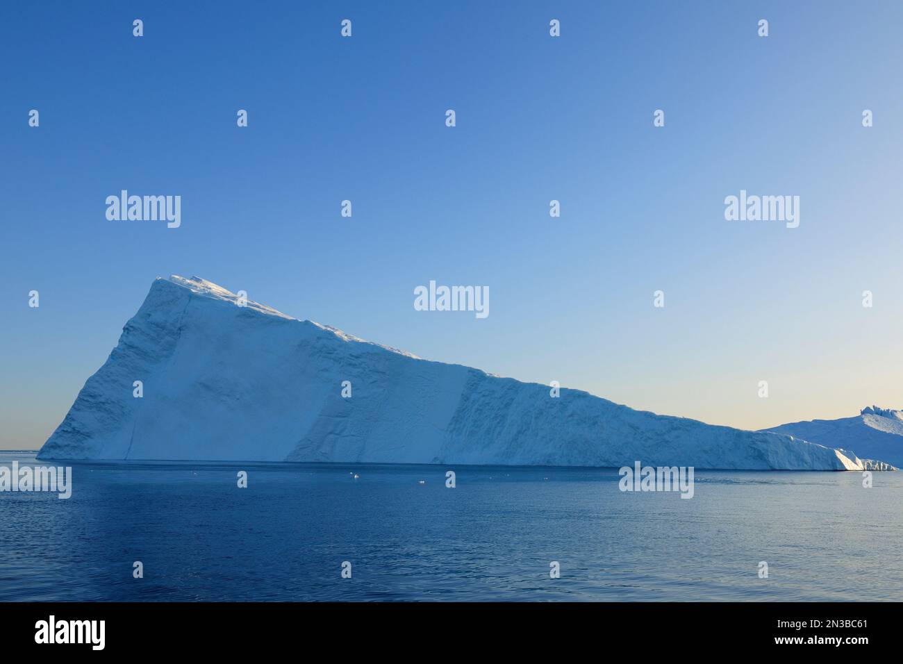 Icebergs at Ilulissat icefjord, Ilulissat, Icefjord, Disko Bay ...