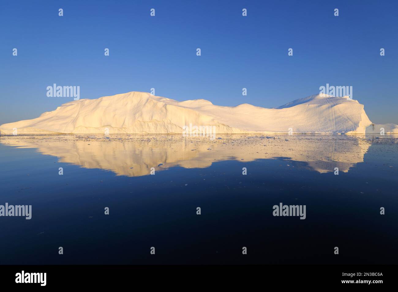 Icebergs at Ilulissat icefjord, Ilulissat, Icefjord, Disko Bay ...