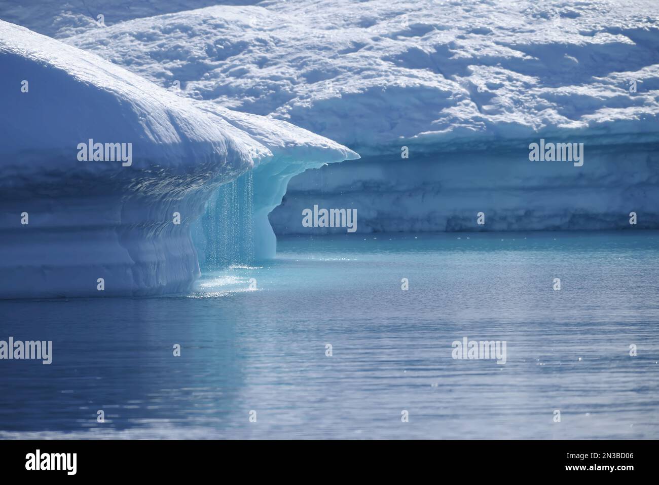 Icebergs at Ilulissat icefjord, Ilulissat, Icefjord, Disko Bay ...