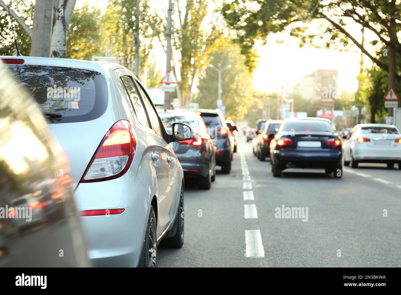 Traffic jam closeup hi-res stock photography and images - Alamy