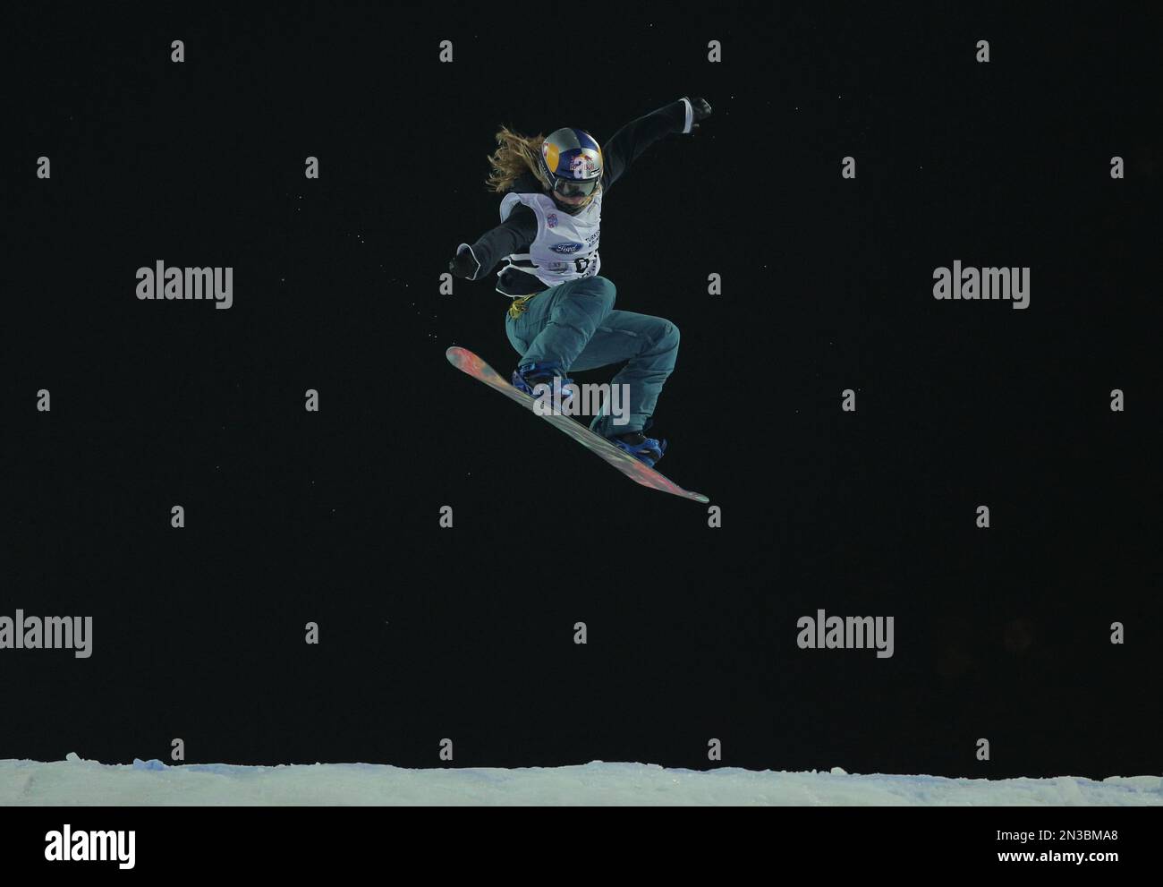 Ty Walker of USA performs during Big Air Snowboard World Cup on the ...