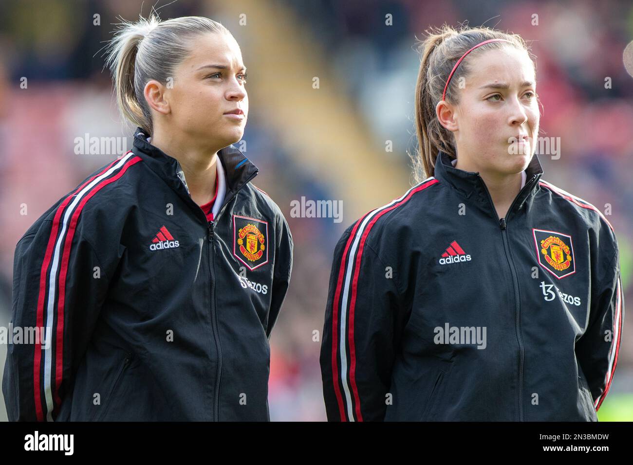 5 February 2023. Alessia Russo, Maya Le Tissier. Barclays Women's Super ...
