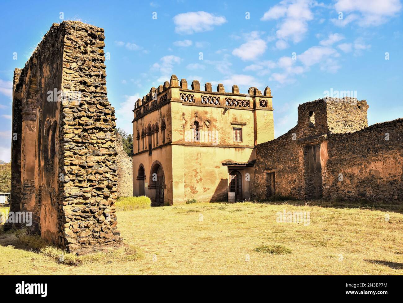 Adiam Seghed Iyasu's Castle, 1682-1706, the Fasil Ghebbi fortress ...