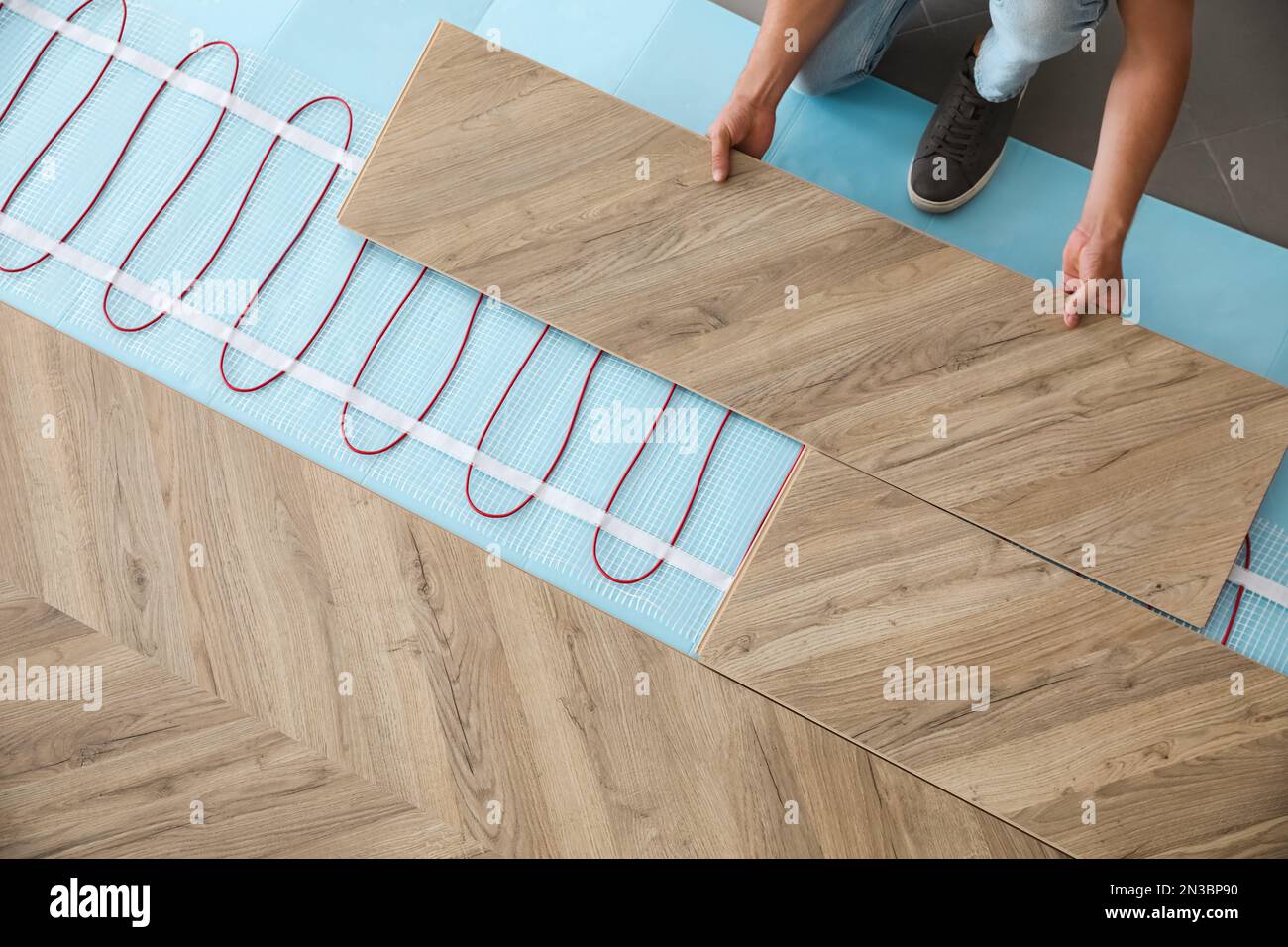 Electrical underfloor heating hi-res stock photography and images - Alamy