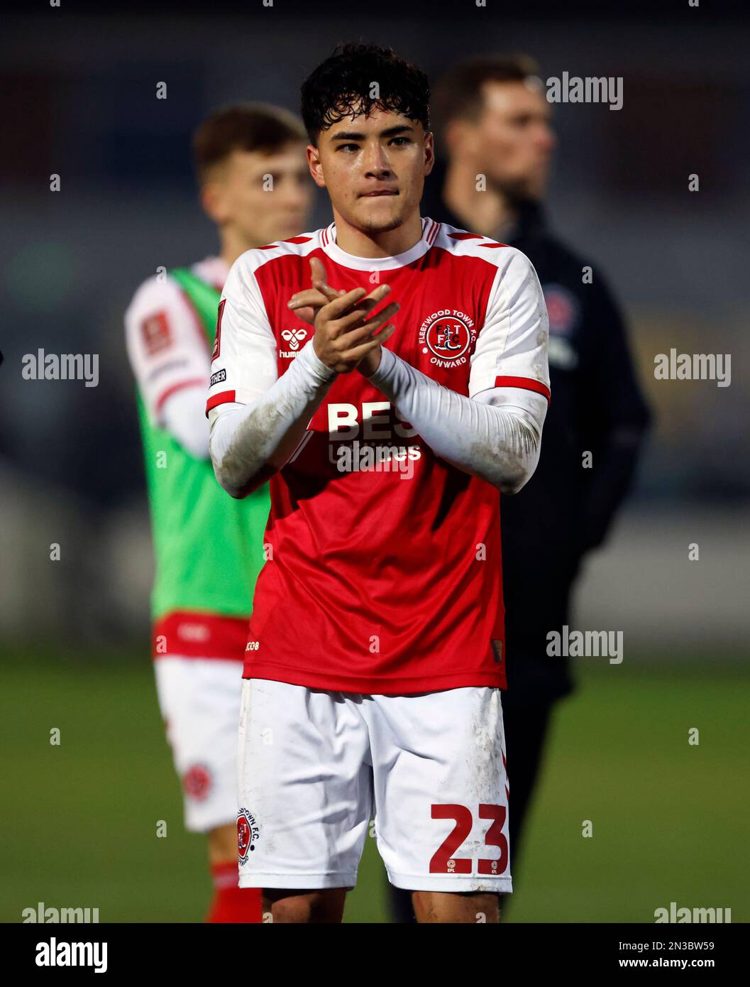 Fleetwood Town's Phoenix Patterson after the FA Cup fourth round replay ...