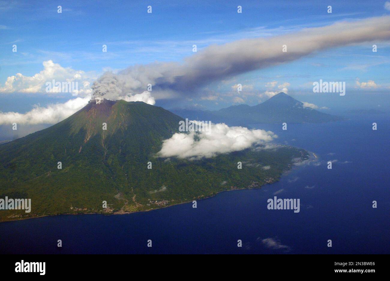 FILE - In this Sept. 16, 2012 file aerial photo taken through a ...