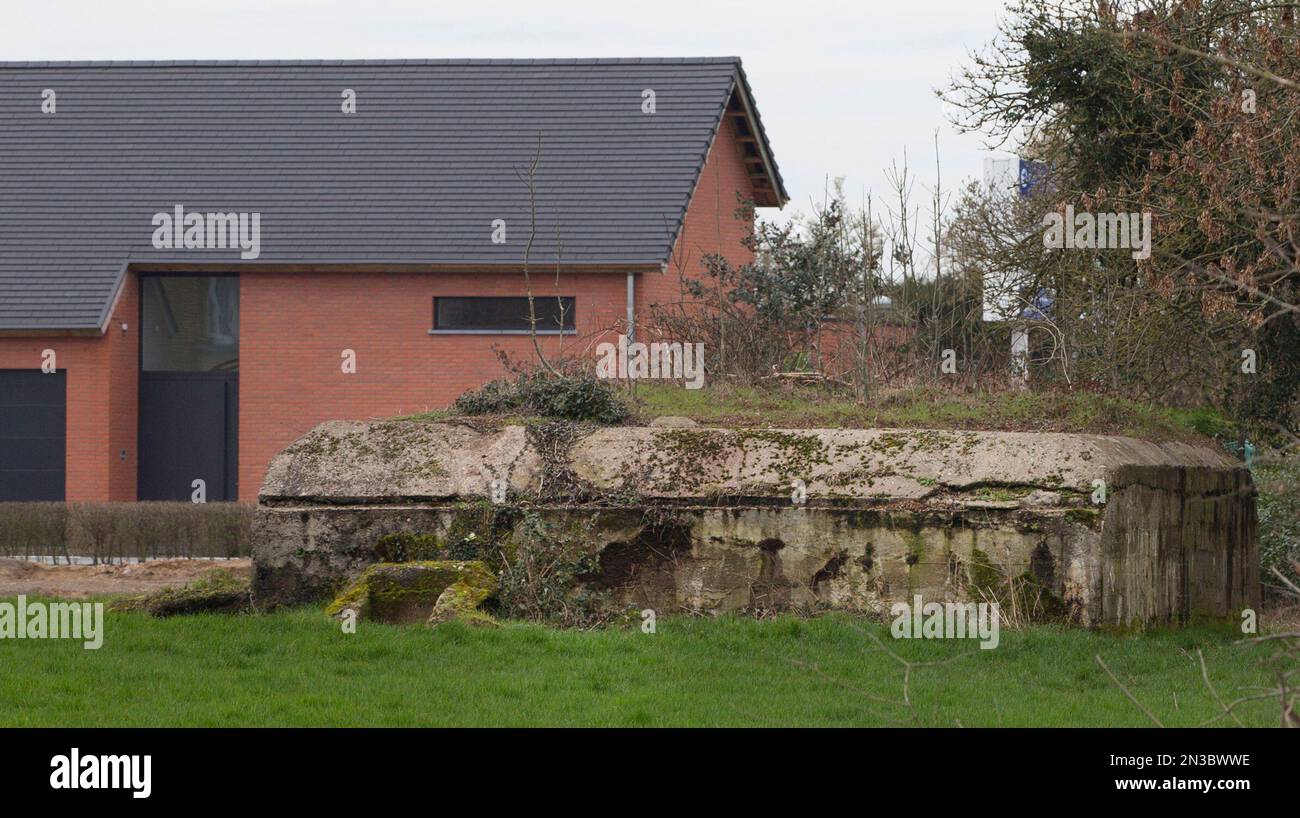 In this photo taken on Feb. 18, 2014, a World War I bunker is situated ...