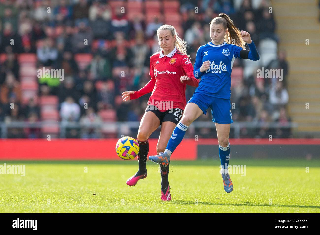 5 February 2023. Millie Turner, Jess Park. Barclays Women's Super ...