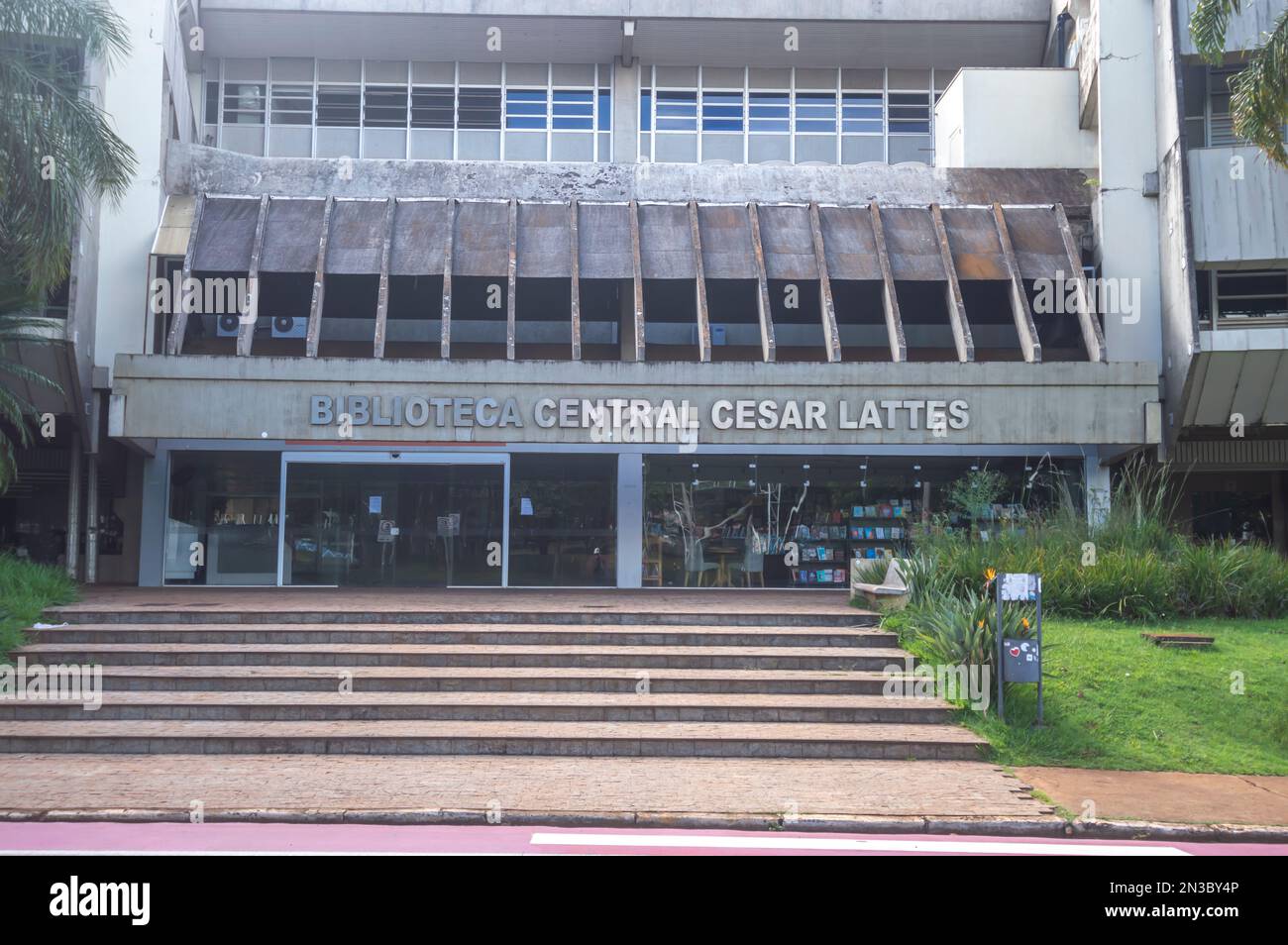 Campinas-sp,brasil-February 05.2023 unicamp,central library cesar ...