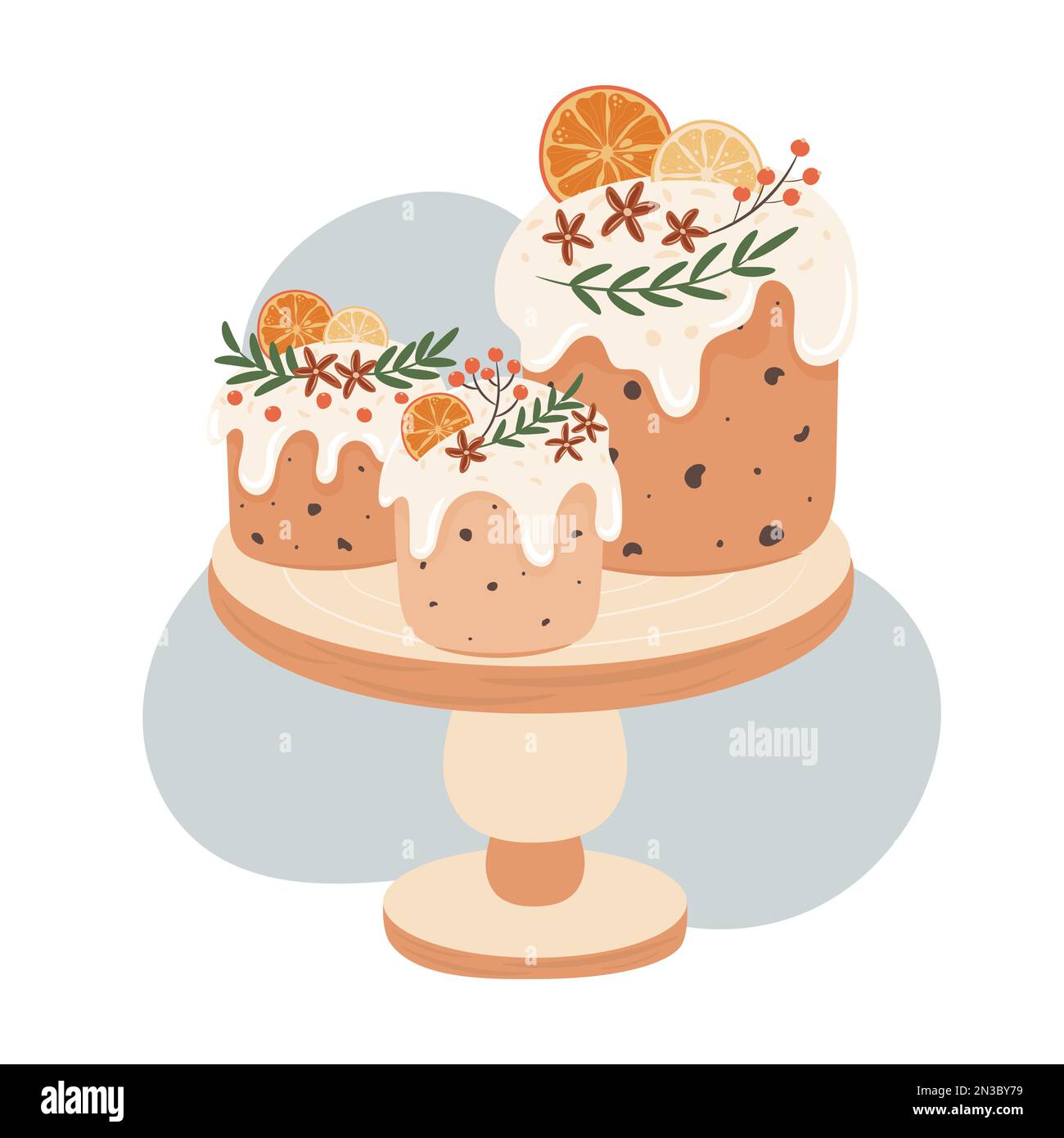 Panettone vector vectors hi-res stock photography and images - Alamy