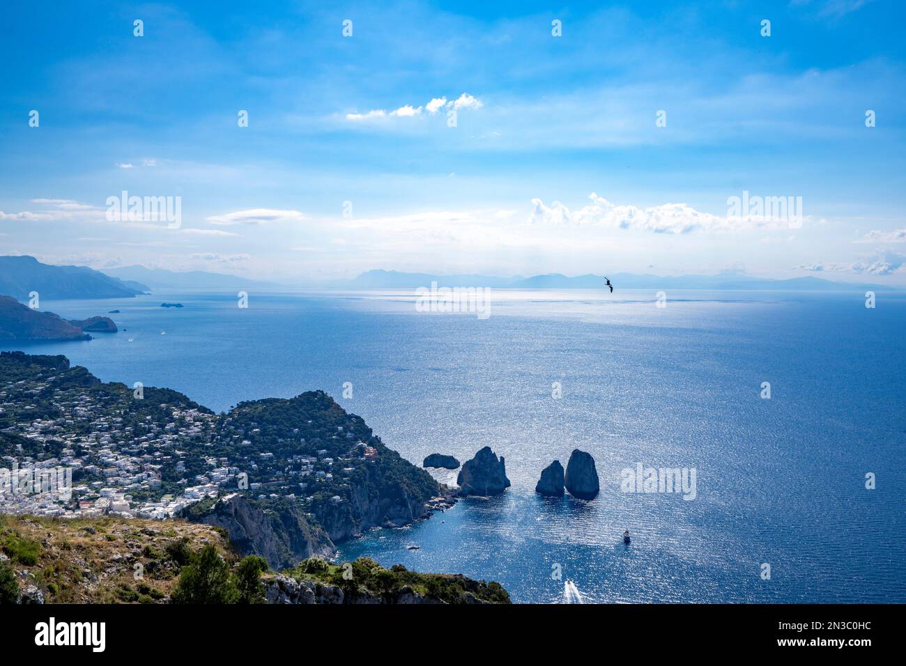 Tyrrhenian sea water anacapri cliffs hi-res stock photography and ...