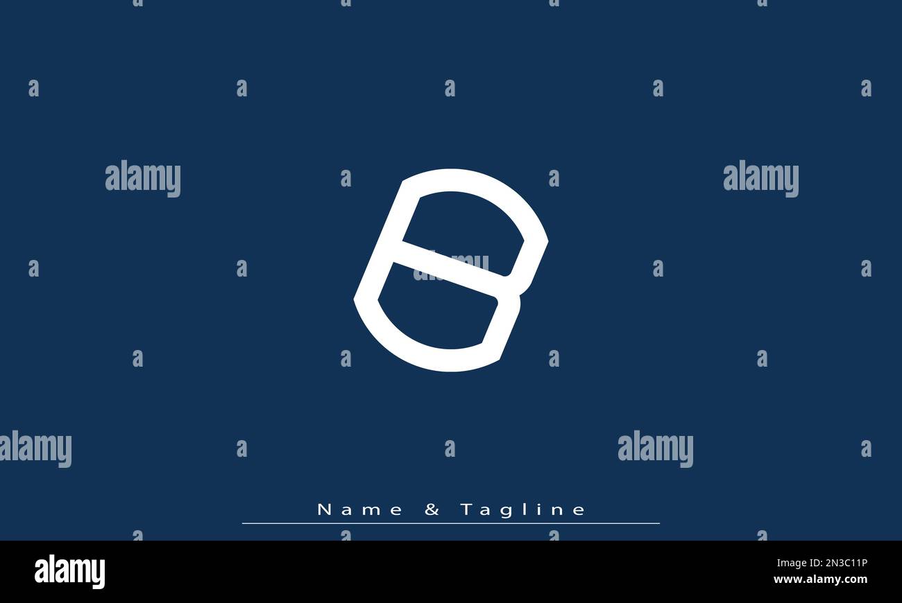 Letter b symbol Stock Vector Images - Alamy