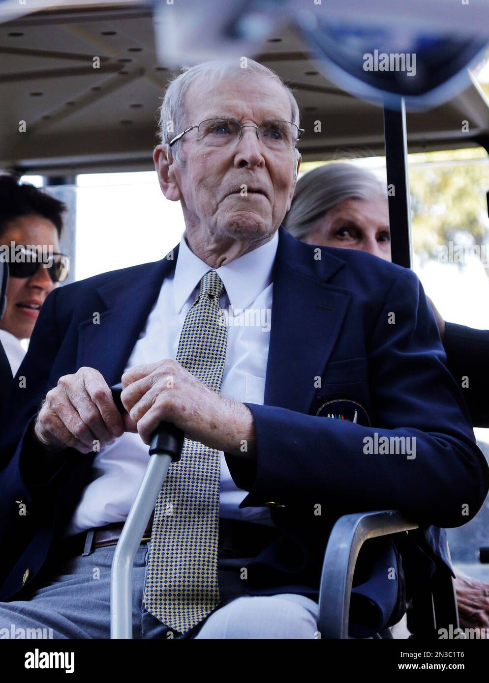 FILE - In this Oct. 2, 2013 file photo, Henry Rowan watches an ...