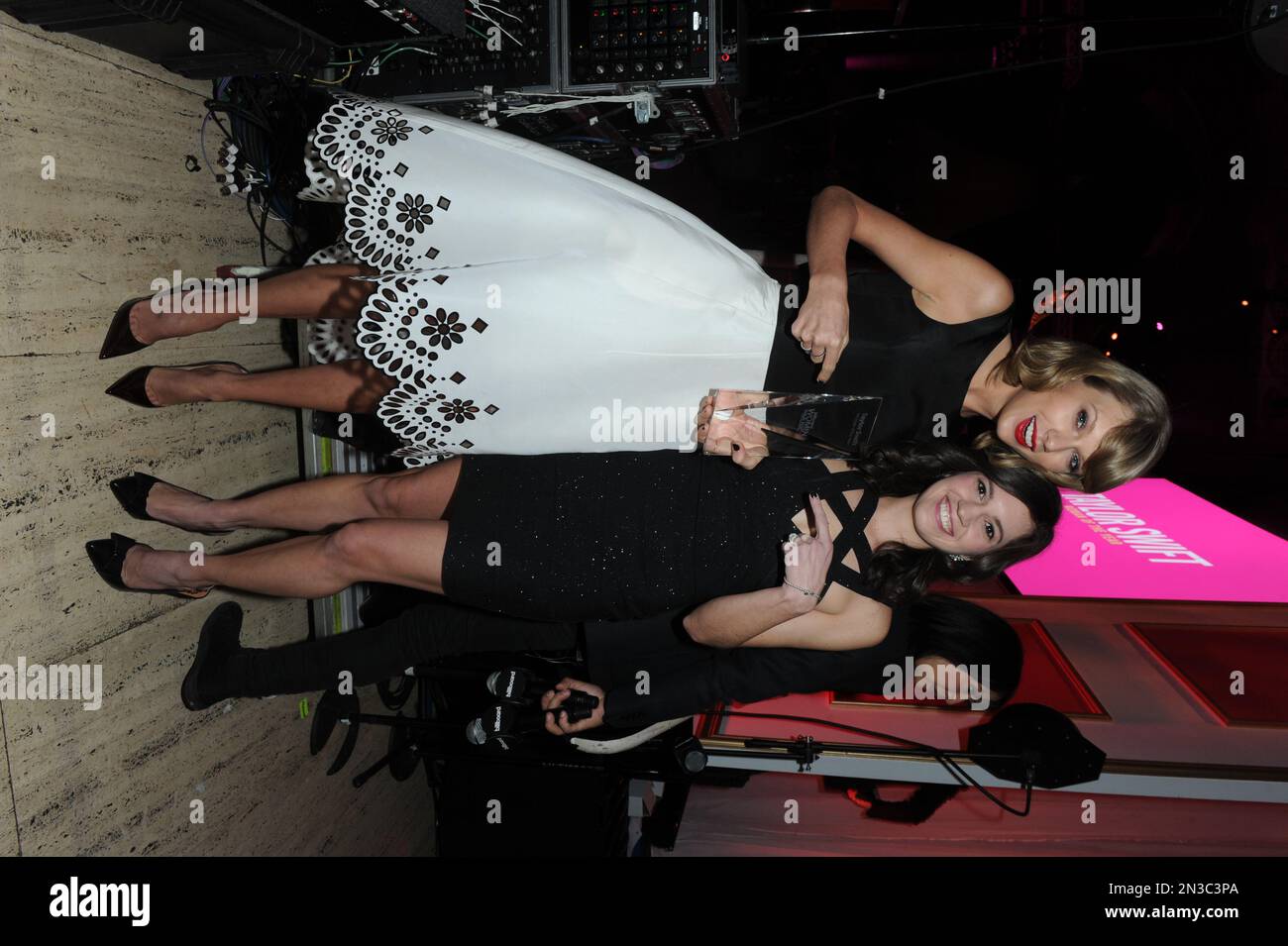 Taylor Swift, left, and Gena Camerlengo seen at Billboard Women in ...
