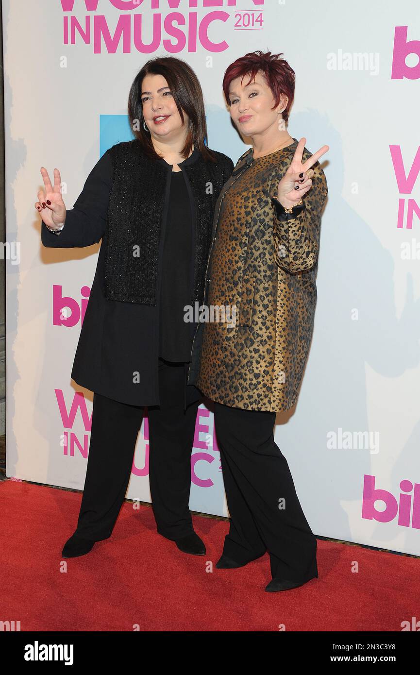 EVP of Universal Michele Anthony, left, and Sharon Osbourne seen at ...