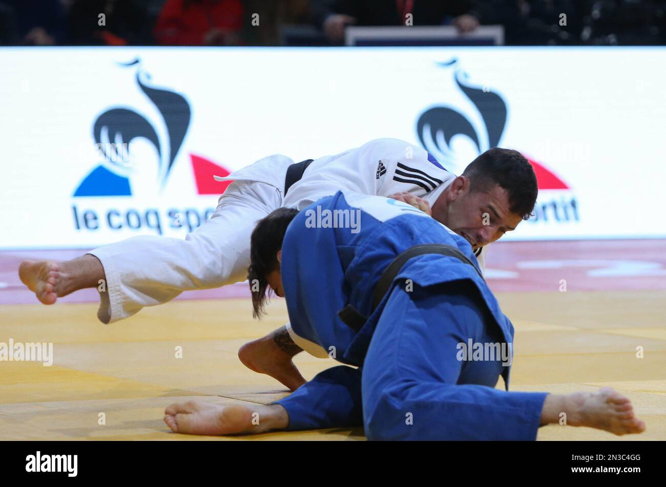 Kyprianos Andreou of Chypre and Daniel Cargnin of Brazil during the ...