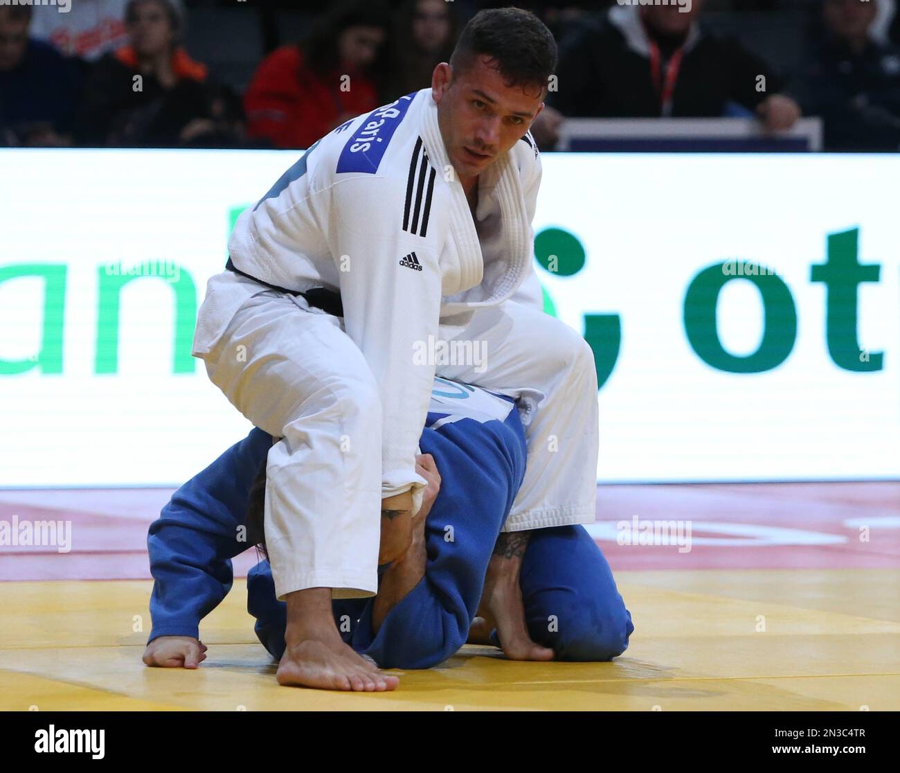 Kyprianos Andreou of Chypre and Daniel Cargnin of Brazil during the ...
