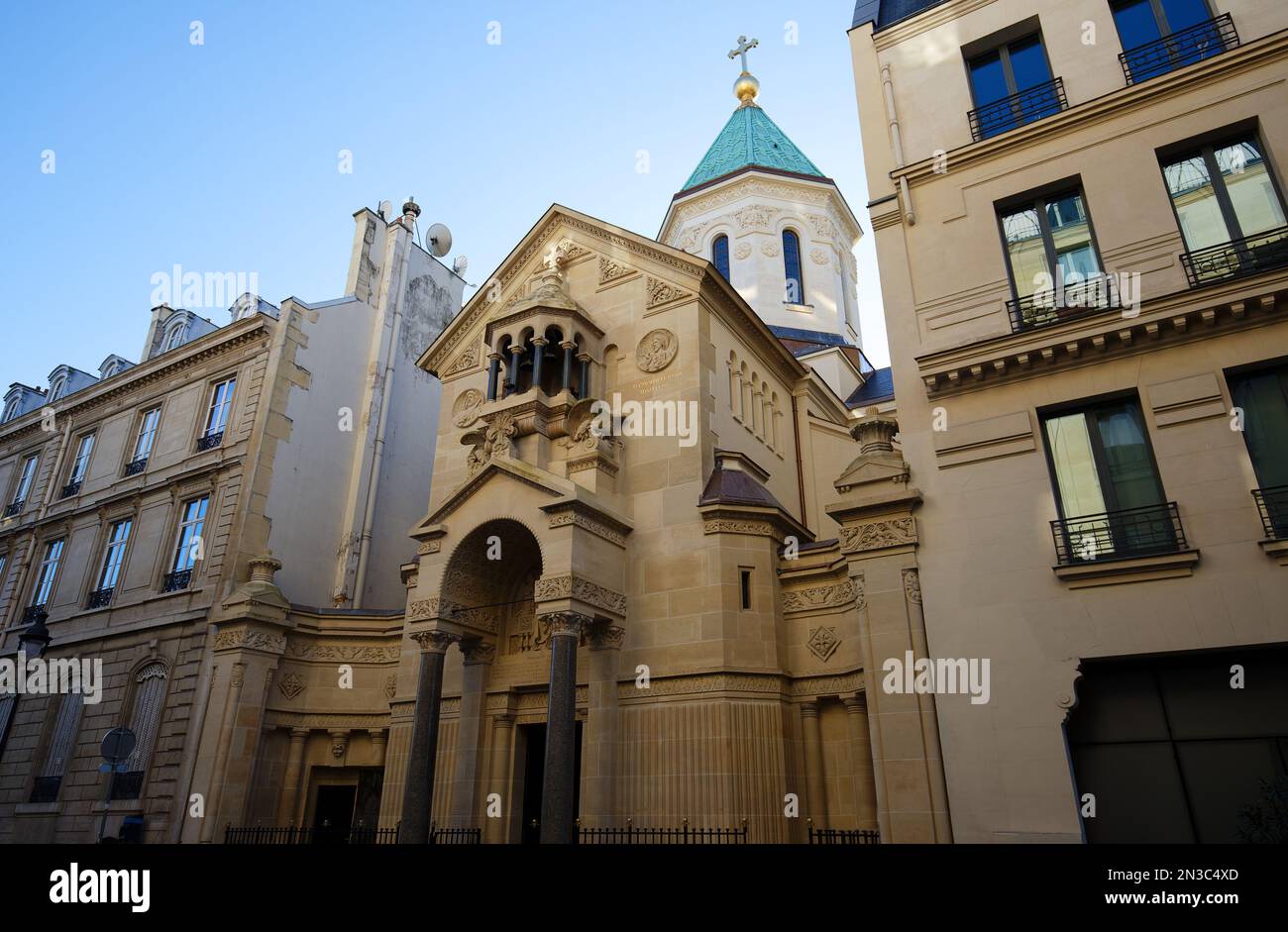 The Armenian Apostolic Cathedral in Paris is located at Rue Jean-Goujon ...