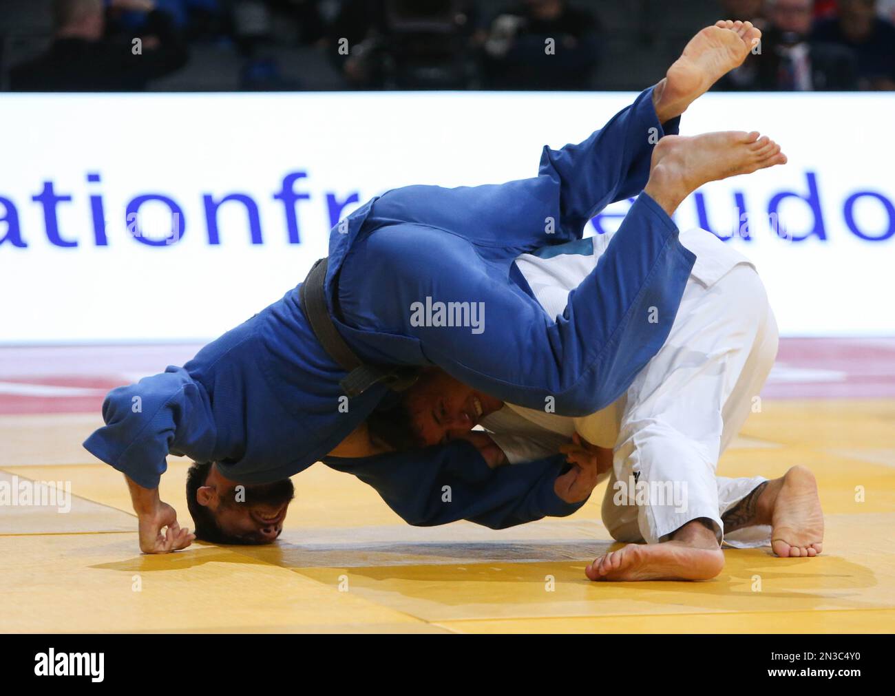Kyprianos Andreou of Chypre and Daniel Cargnin of Brazil during the ...