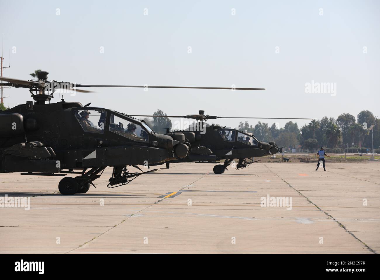 Soldiers from the 36th Combat Aviation Brigade, Task Force Spartan, get ...