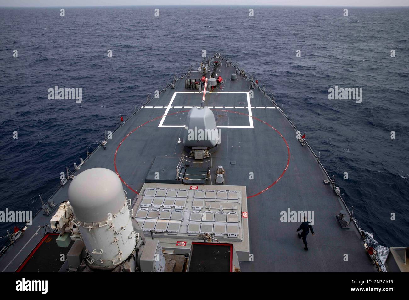 230206-N-SN516-1051 SOUTH CHINA SEA (Feb. 6, 2023) The Arleigh Burke ...