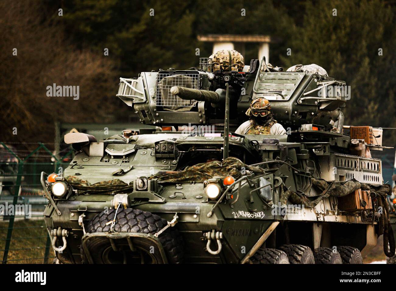 Hohenfels, Germany. 21st Jan, 2023. Soldiers assigned to the 2nd ...