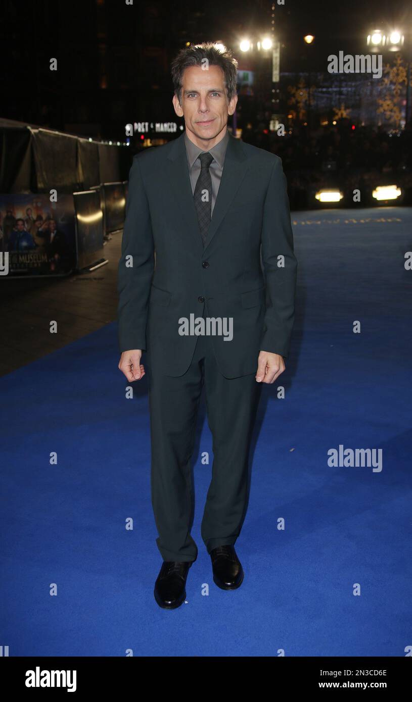 Actor Ben Stiller poses for photographers upon arrival for the premiere ...