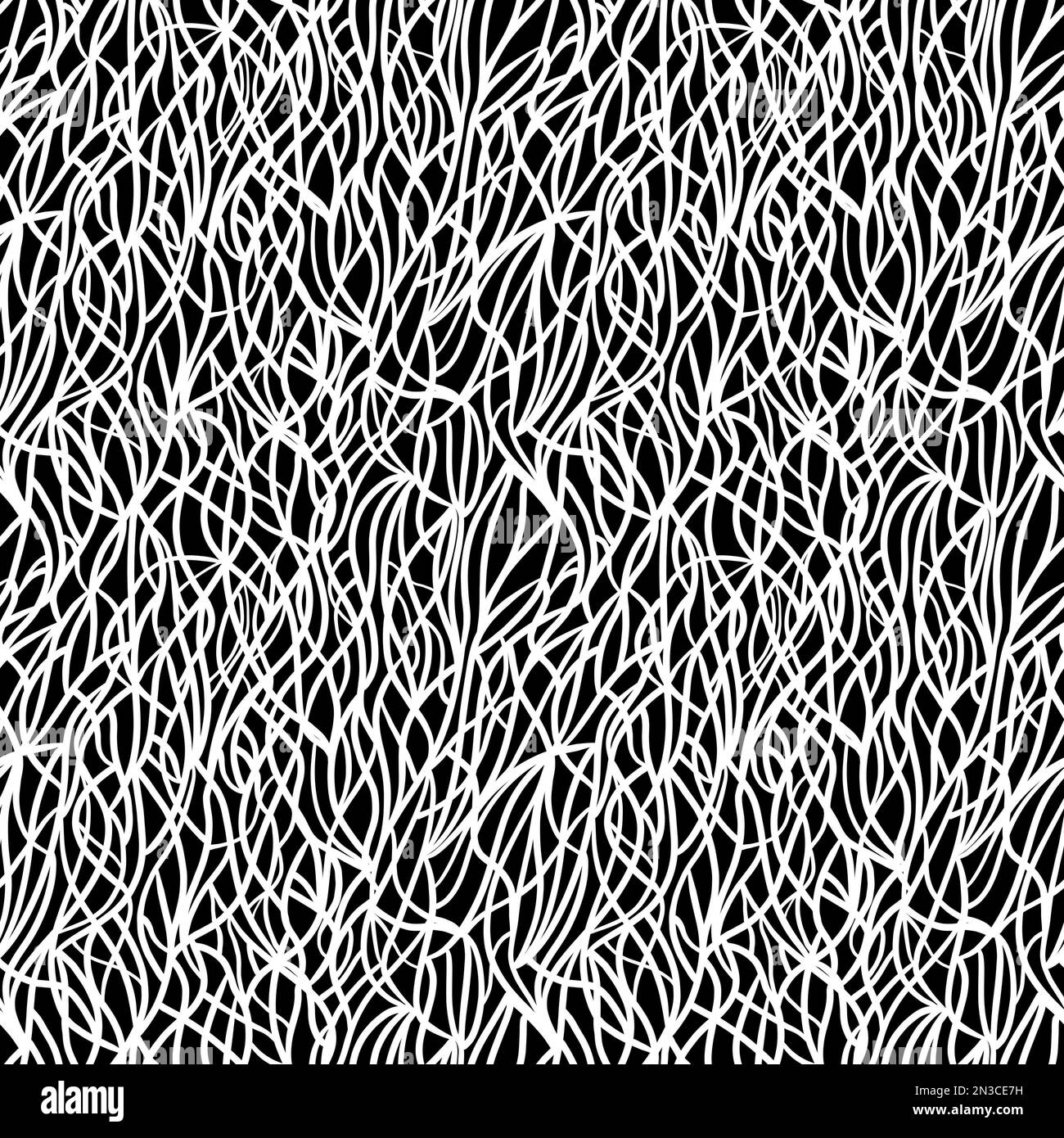 Abstract wave seamless stripes ribbons pattern for wrapping paper and ...