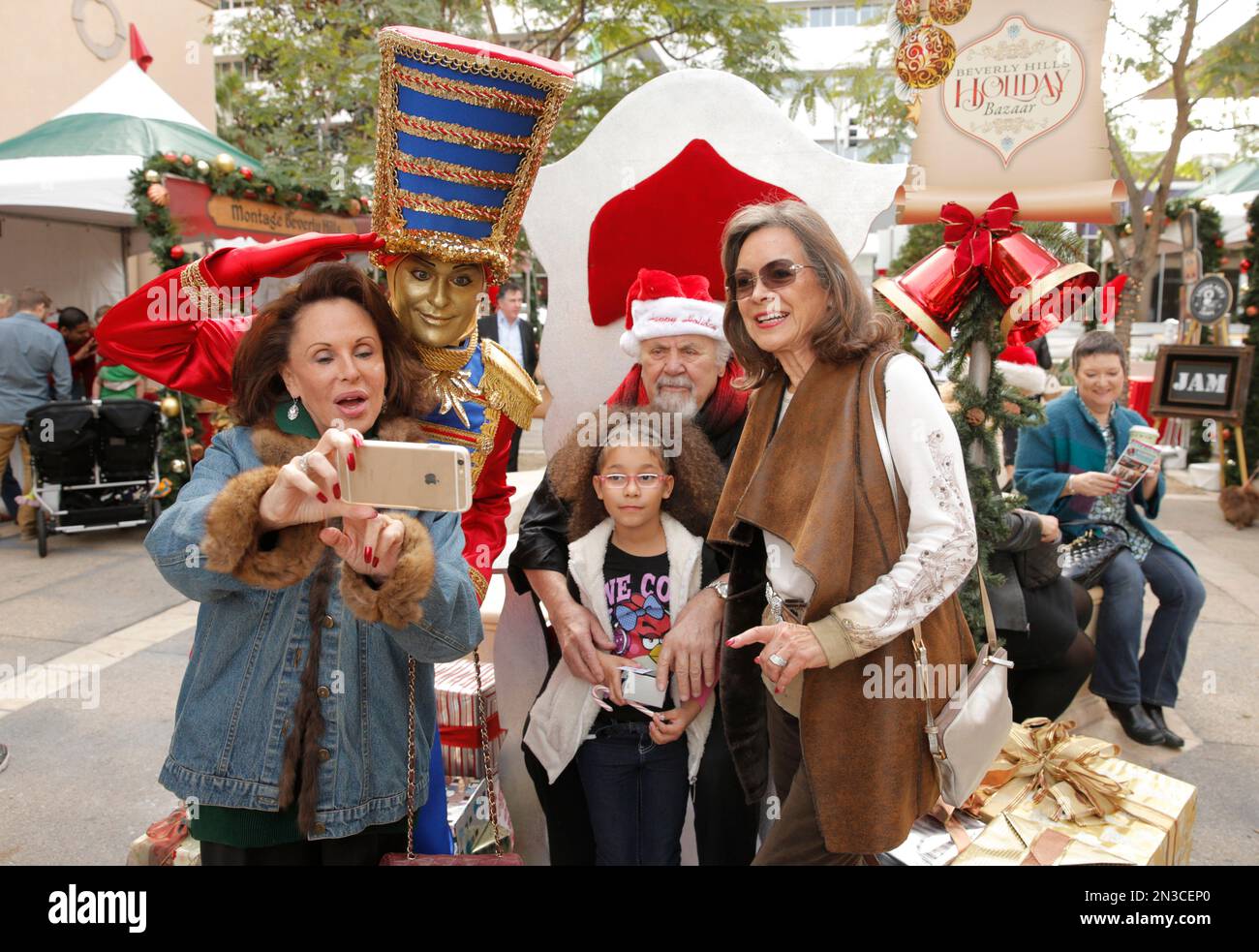 George Slaughter attends the Beverly Hills Holiday Bazaar on Sunday ...