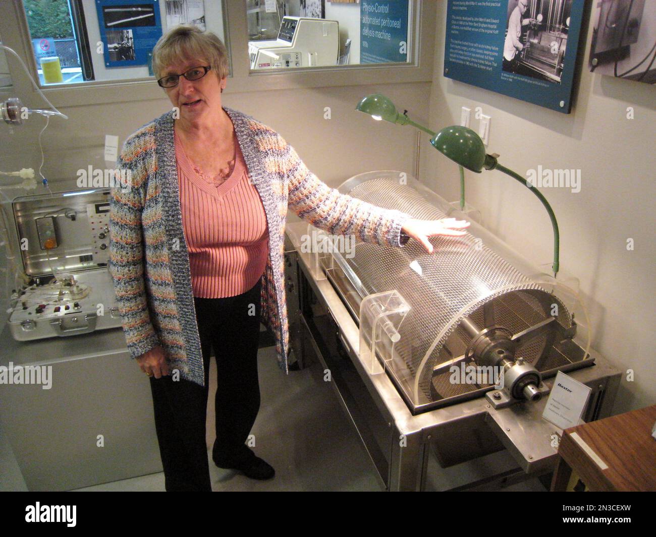 In this photo taken Friday, Dec. 5, 2014, Connie Anderson, vice ...