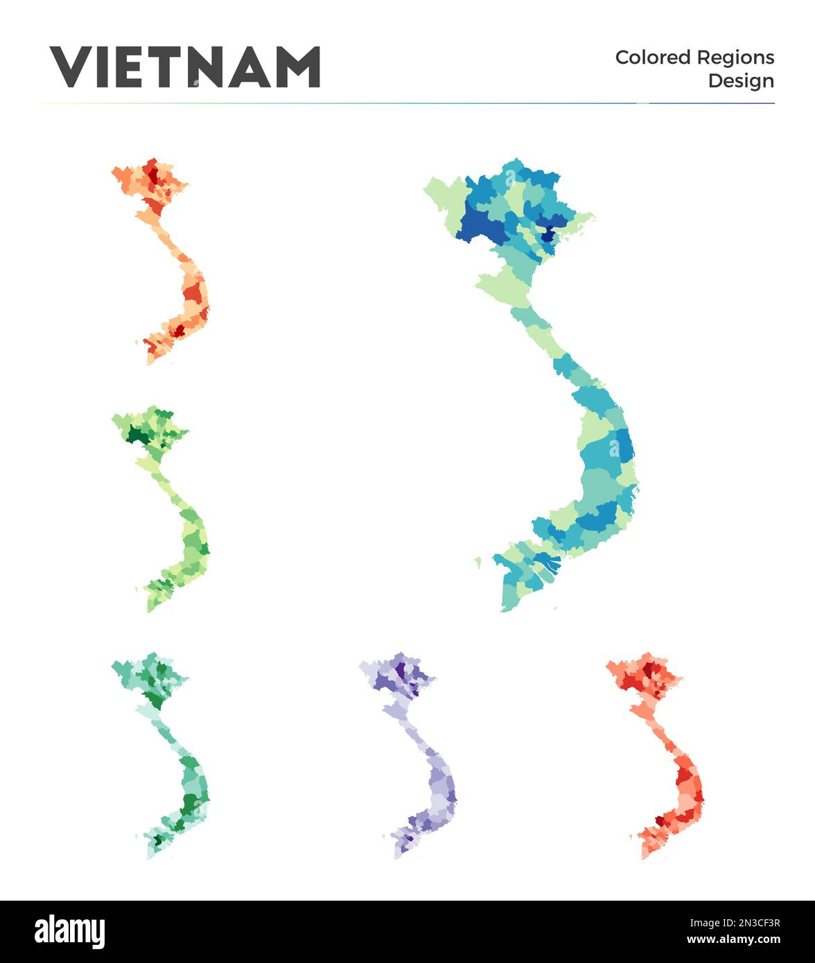 Vietnam map collection. Borders of Vietnam for your infographic ...