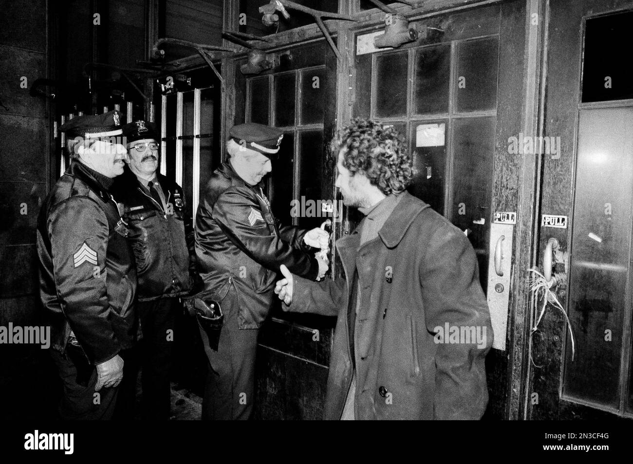 A homeless man is turned away as Metro-North police lock up Grand ...