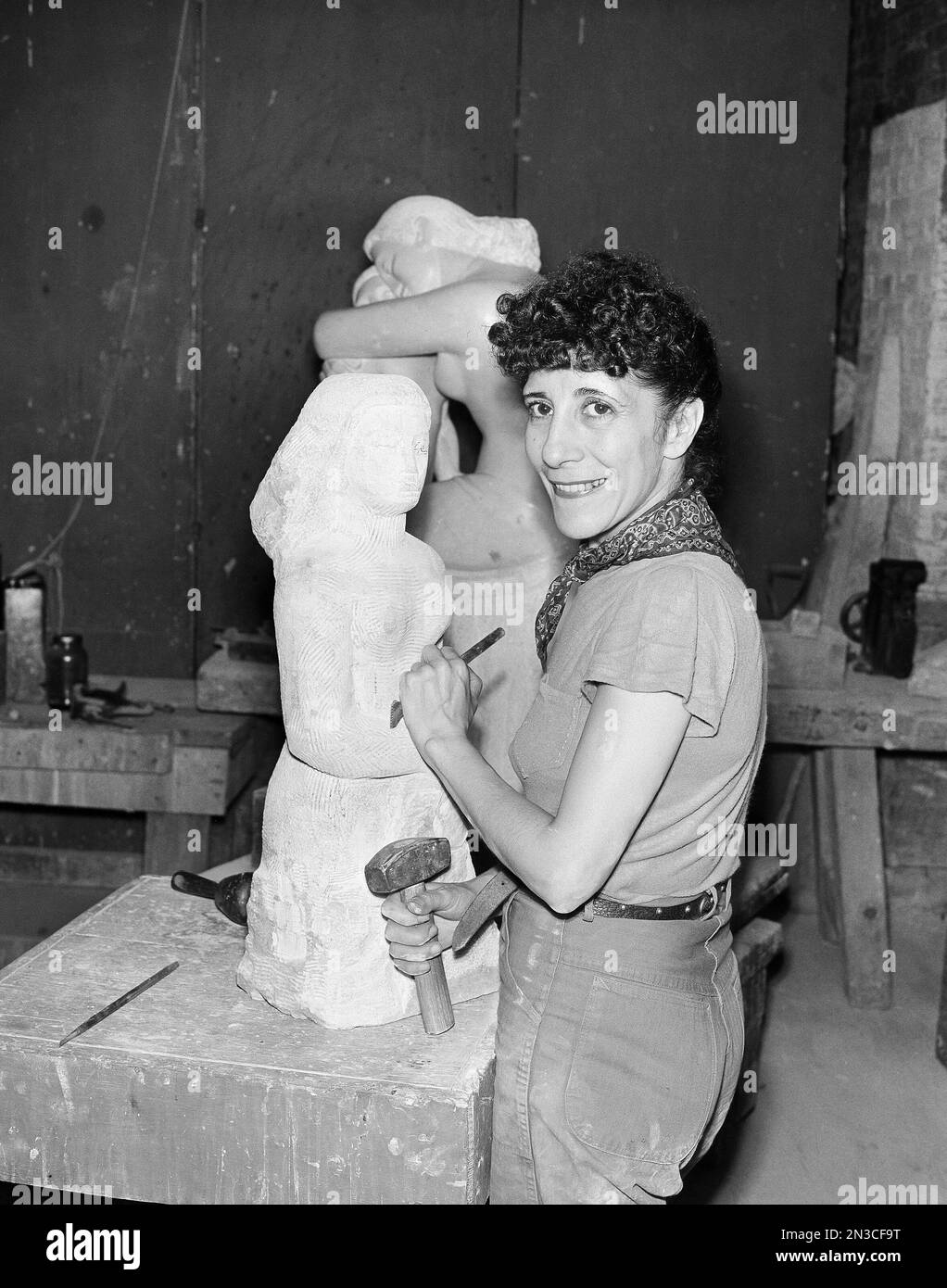Concetta Scaravaglione, scultptor and first woman to win the Rome Prize ...
